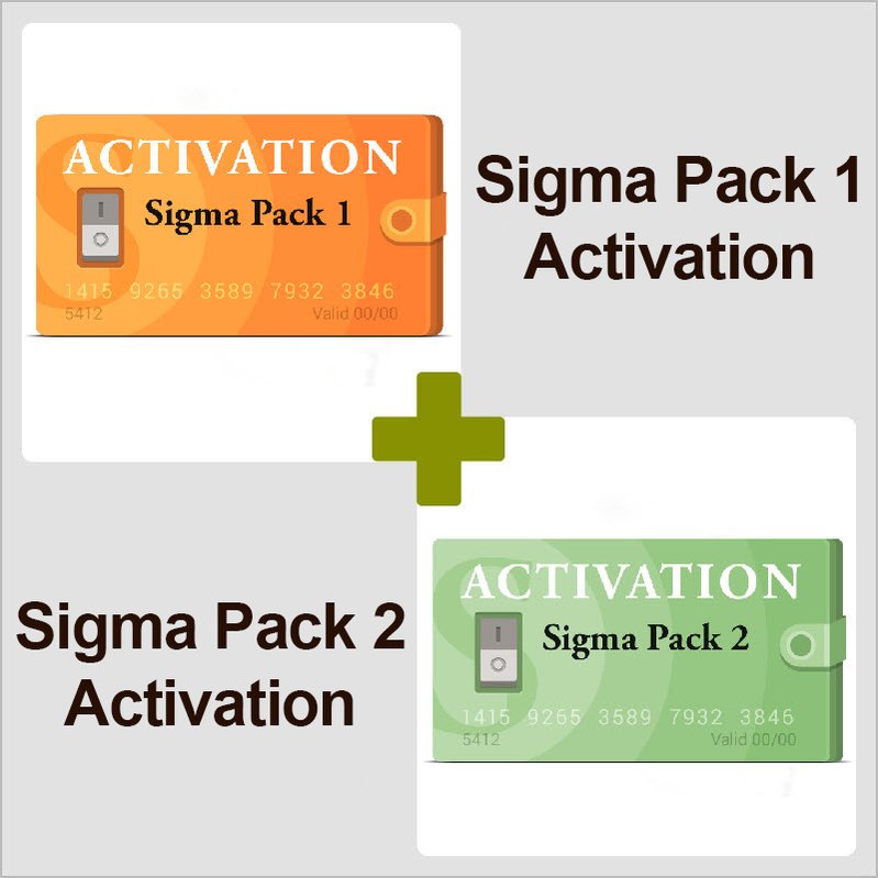 Sigma Pack 1 + Sigma Pack 2 Activations - GsmServer